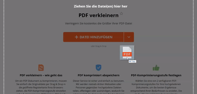 Wie Kann Man eine PDF-Datei unter Windows 10 Komprimieren? - PDF Candy
